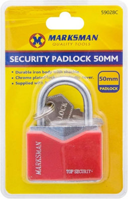 Set Of 2 Padlock With 3 Keys Security Lock Heavy Duty Luggage Locker ...
