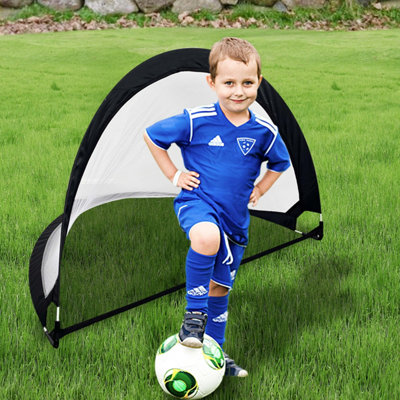 Set of 2 Pop Up Football Goals with Carrying Case Indoor & Outdoor ...