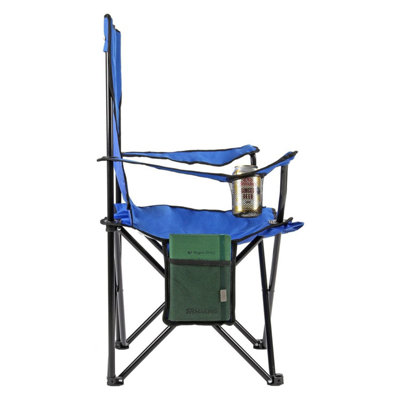 Set of 2 Portable Folding Camp Chairs - Lightweight with Cup Holder ...