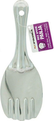 Set Of 2 Rice Spoon Stainless Steel Kitchen Hand Tool Handle Serving ...