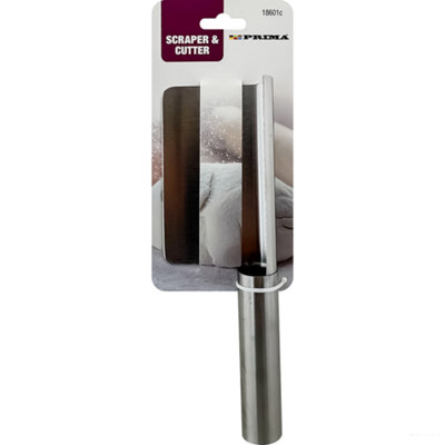 Set Of 2 Stainless Steel Kitchen 2 In 1 Scraper And Cutter Hand Tool ...