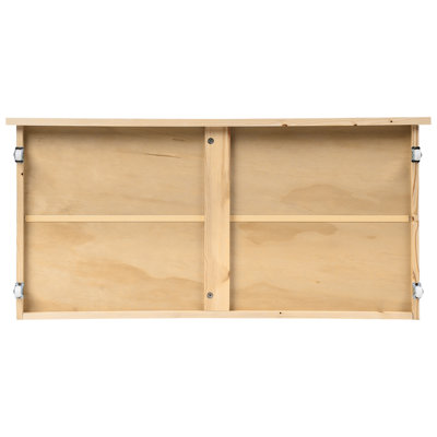 Set of 2 Storage Drawers Light Wood CRONAT