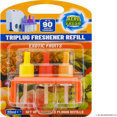 Set Of 2 Triplug Air Freshener Refill Exotic Fruits Home Fragrance 40Ml ...
