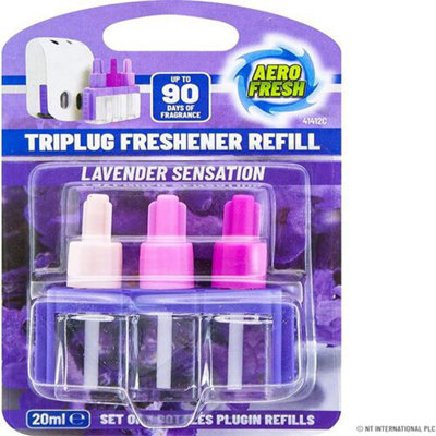 Set Of 2 Triplug Air Freshener Refill Lavender Sensation Home Fragrance ...