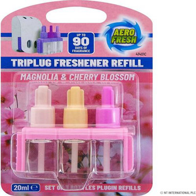 Set Of 2 Triplug Air Freshener Refill Magnolia & Cherry Blossom ...