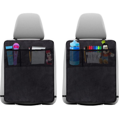 Set of 2 Universal Kick Mats Seat Protector for Kids Baby Toddlers ...