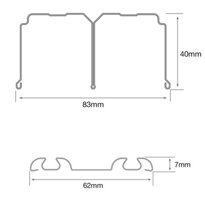 Set of 2 Walnut & Mirror Sliding Wardrobe Door Kit, White Frame ...