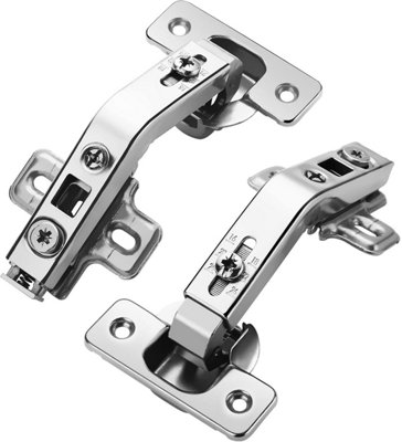 Set of 2 X 135 degree hinges for corner units, cabinet folding