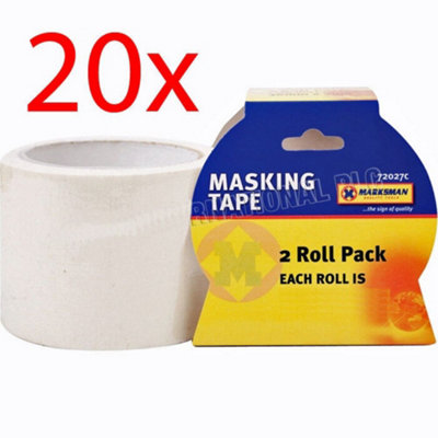 Set Of 20 Masking Tape Easy Tear Painting Diy Art Craft Decorating 38mm ...
