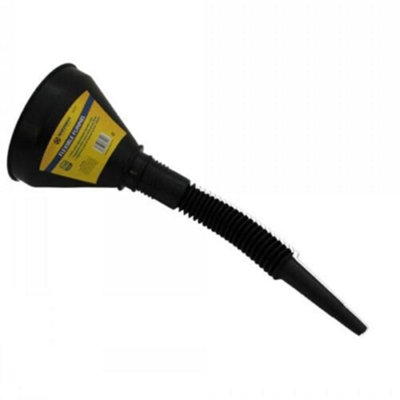 Set Of 3 Black Flexible Funnels Multi Purpose Liquid Pouring Easy Use ...