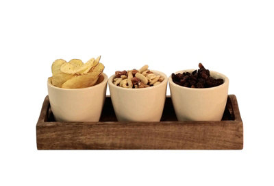 Set of 3 Ceramic Snack/Nibble