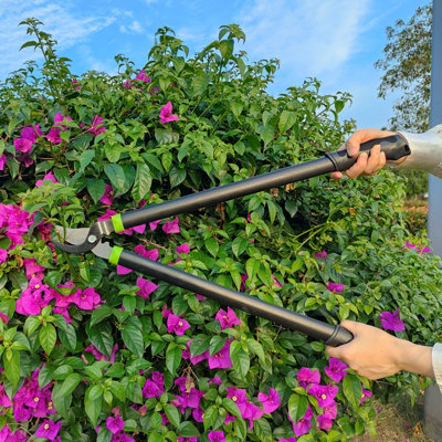 Set Of 3 Garden Tools Lopper Shears Secateurs Hedge Tree Cutter Pruning ...