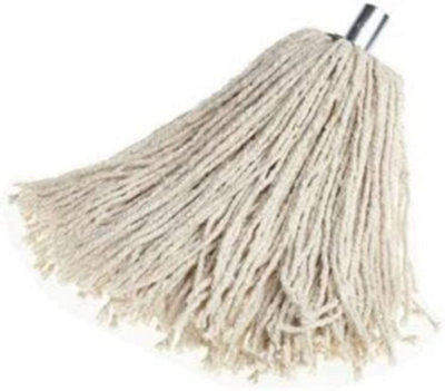 Set Of 3 Metal Socket Mop Heads Size 14 Twine Metal 240G at B&Q