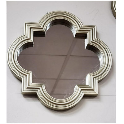 Set Of 3 Quatrefoil Mirrors, Home Decorative, Living Room, Bedroom Room