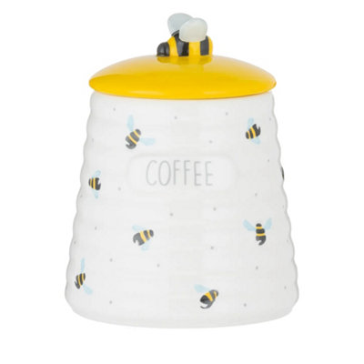 Set of 3 Sweet Bee Storage Jars