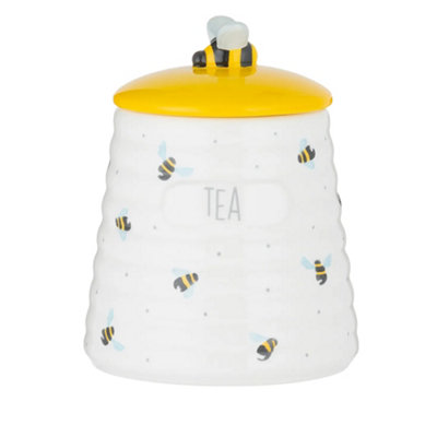 Set of 3 Sweet Bee Storage Jars