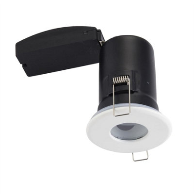 Set of 30 - White IP65 Bathroom Recessed Fire Rated Downlights