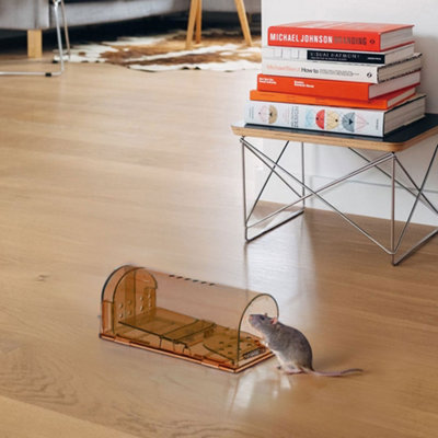 Set of 4 Brown Mouse Trap Mice Traps Rodent Trap Rat Mouse Control