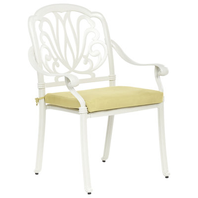 Buy Set of 4 Chairs Metal White ANCONA | DIY at B&Q