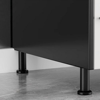 Set of 4 Durable Adjustable Metal Legs for Cabinet and Table Support ...