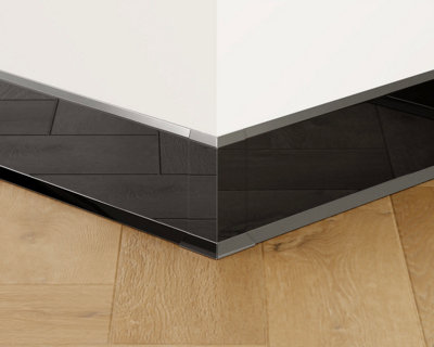 Set of 4 External Modular Steel Corners for Steel Skirting Boards ...