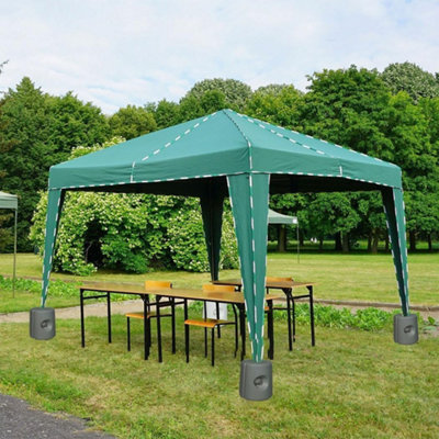 Set of 4 Fillable Gazebo Leg Weights Water or Sand Base Anchors for ...
