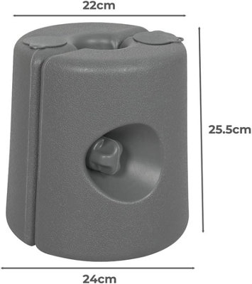 Set of 4 Fillable Gazebo Leg Weights Water or Sand Base Anchors for ...