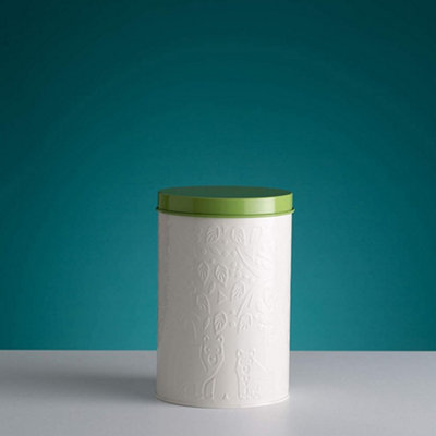 Set of 4 In In The Forest Storage Container White/Green