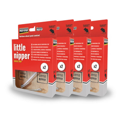 Set of 4 Pest-Stop Little Nipper Mouse Trap