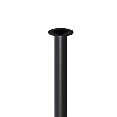 Set of 4 Round Metal Table Legs 72cm H