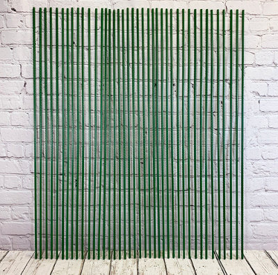 Set of 40 Plastic Coated Metal Plant Support Sticks Stakes (140cm)