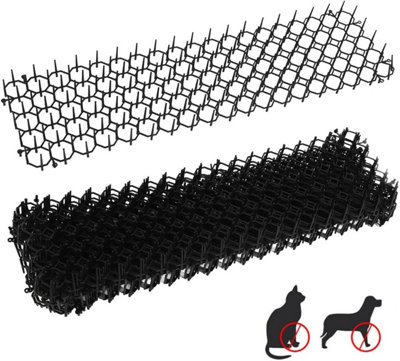 Set of 6 Cat Repellent Mats Flat Prickle Strip Dig Stopper for Dogs ...