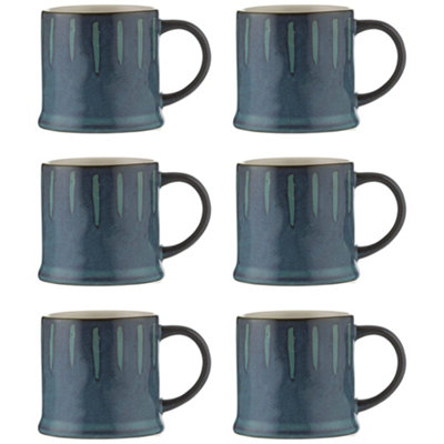Set of 6 Originals Reactive Blue Mug 400ml | DIY at B&Q