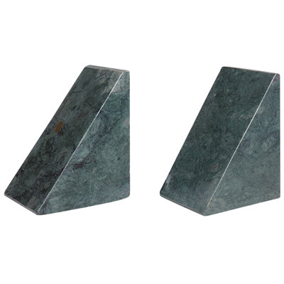 Set of Bookends ARIDEA Marble Green