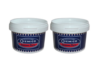Set of Chemico Grinding Paste Medium + Fine (300g x 2) | DIY at B&Q