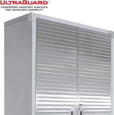 Seville Classics Ultra Heavy Duty Granite Storage Cabinet 6ft x 3ft