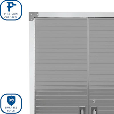 Seville Classics Ultra Heavy Duty Granite Storage Cabinet 6ft x 3ft