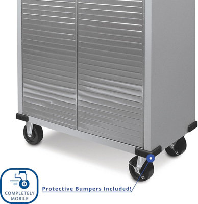 Seville Classics Ultra Heavy Duty Granite Storage Cabinet 6ft x 3ft