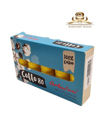 SEWING AND CROCHETING THREADS - COTTO 80 - 500M, SET OF 5 | DIY at B&Q