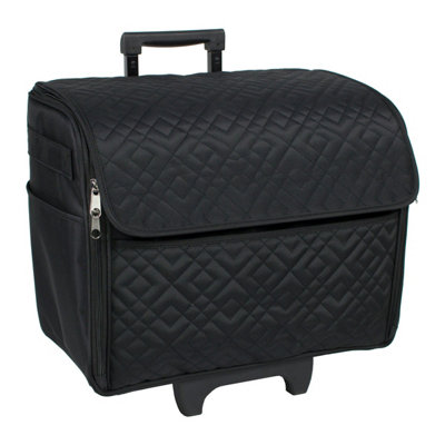 Sewing Machine Trolley Black Quilted 42 x 24 x34.25cm Everything Mary ...