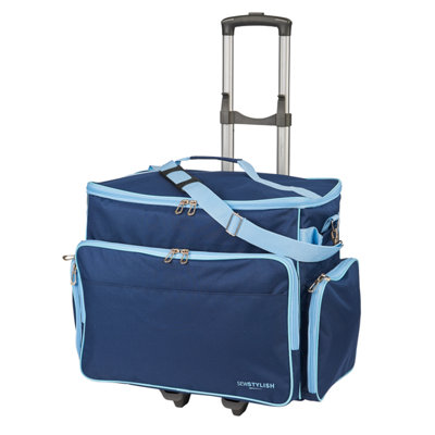 Sewing Machine Trolley Navy Medium 47 x 35 x 23cm - Sew Stylish PT750-NAVY