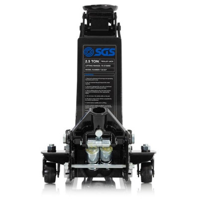 SGS 2.5 Tonne Low Profile Trolley Jack 90mm, Steel, Rubberised Handle ...
