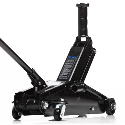 SGS 2.5 TONNE TROLLEY JACK, RAPID PUMP & SADDLE EXTENSION HIGH LIFT 4X4 ...