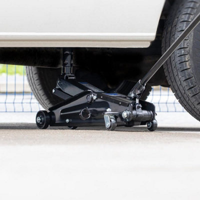 SGS 2.5 TONNE TROLLEY JACK, RAPID PUMP & SADDLE EXTENSION HIGH LIFT 4X4 ...