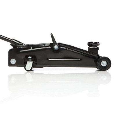 SGS 2 Tonne Car Trolley Jack, Hydraulic 130-345mm Range, Carry Handle ...