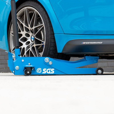 SGS 2 Tonne Low Profile Jack, Professional Trolley Jack, Range: 70 mm ...