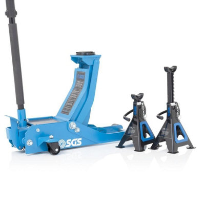 SGS 2 TONNE ULTRA LOW PROFILE JACK 70MM, PRO TROLLEY JACK & 4 TONNE ...