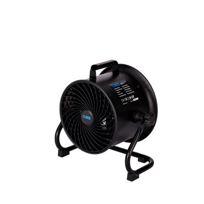 SGS 25cm Super Cooling Drum Fan, 3-Speed Adjustable Tilt, Handle ...