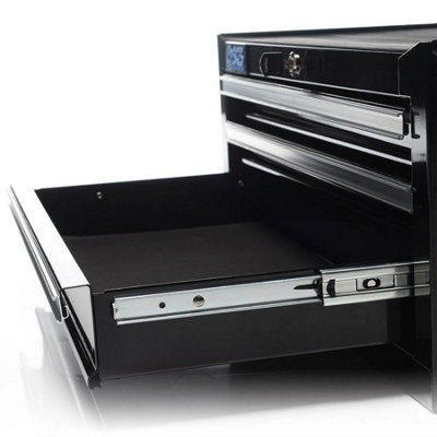 SGS 26in Professional 3 Drawer Middle Tool Chest, Steel, Drawer Liners ...