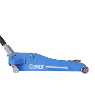 SGS 3T Floor Jack Aluminium & Steel Hybrid Dual Hydraulic Pump 105 ...